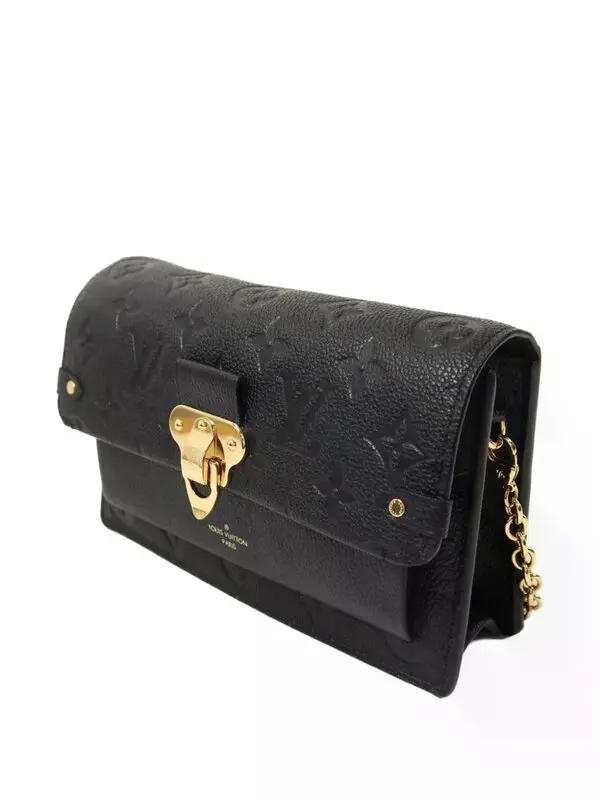 LOUIS VUITTON Vavin Monogram Empreinte Chain Shoulder Bag - Black