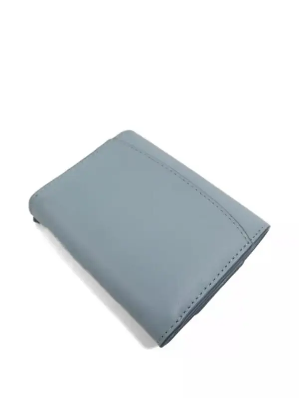 Kate Spade New York Scalloped-edge Leather Wallet - Blue