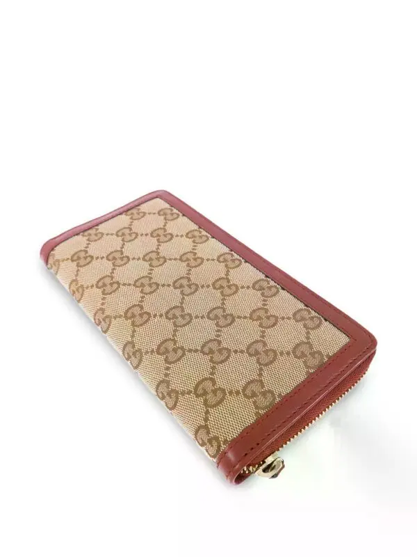 Gucci Gg Supreme Interlocking-g Calfskin Wallet