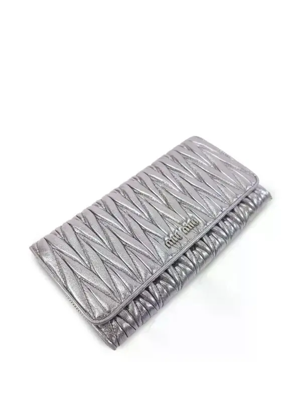 Miu Miu Quilted Leather Wallet