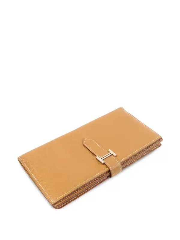 Hermès Bearn Epsom Leather Wallet - Neutrals