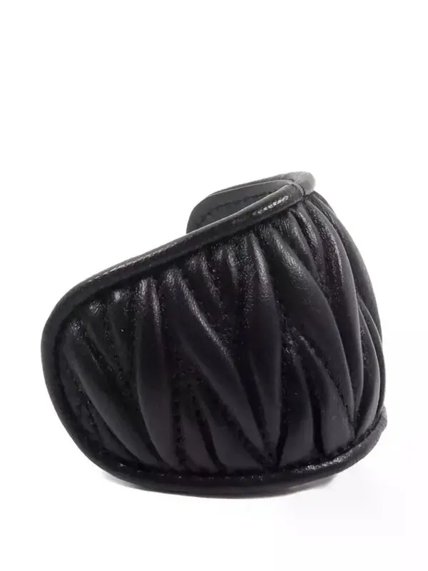 Miu Miu Matelassé Leather Hair Clip