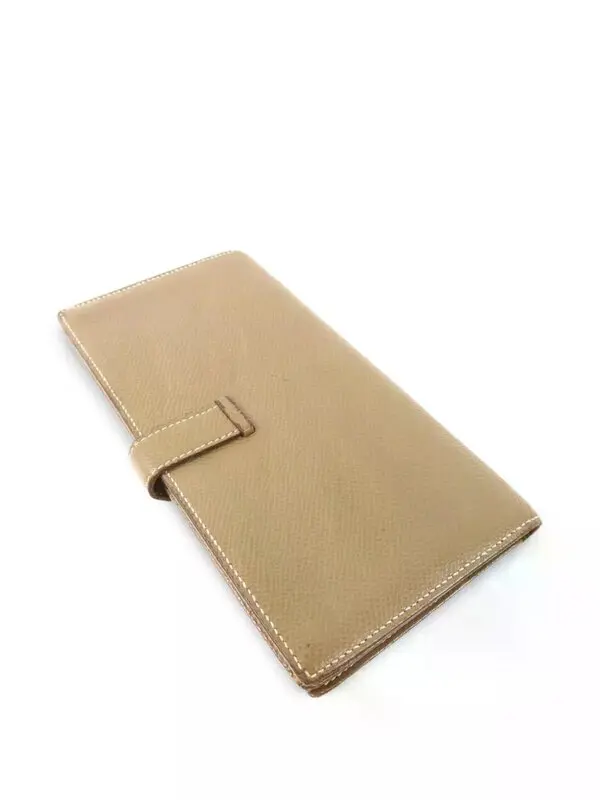 Hermès Bearn Soufflet Wallet - Grey