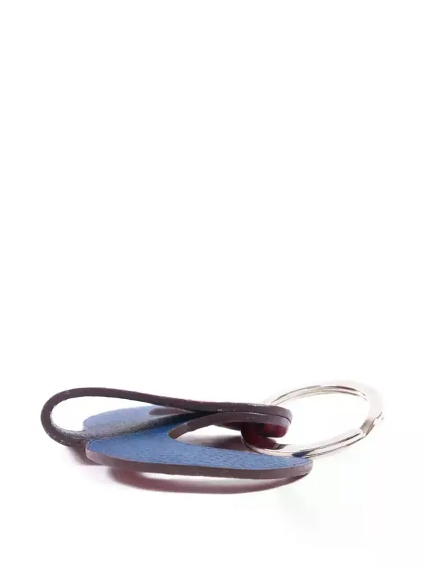 Hermès Clemence Epsom Leather Key Holder Charm - Red