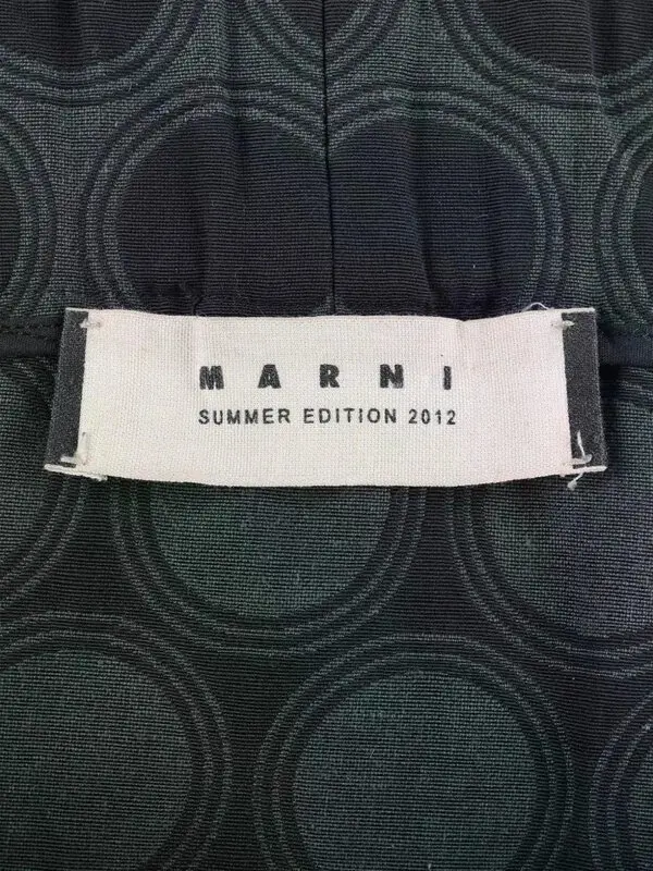 Marni Circle Print Elasticated Waist Trousers