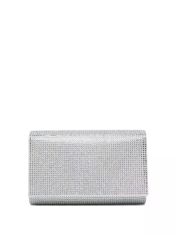 Rene Caovilla All-over Crystals Clutch Bag - Silver