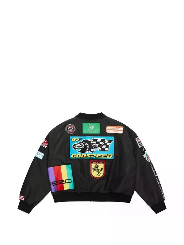 GODSPEED Multi-patch Bomber Jacket