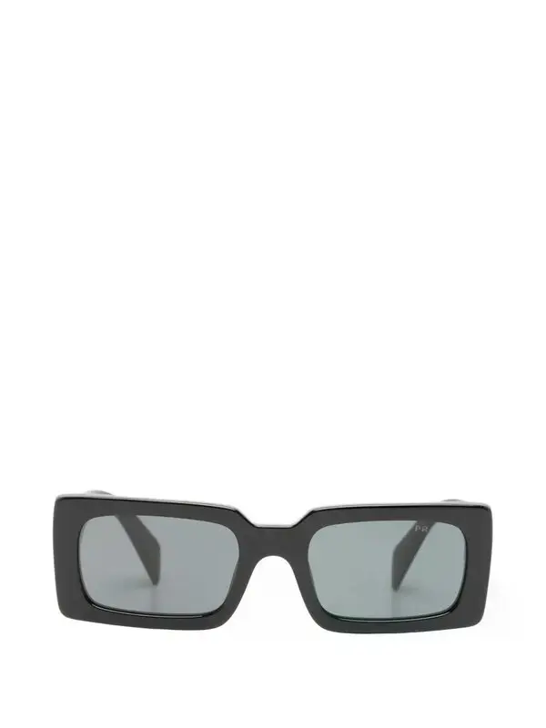 Prada Rectangle Frame Sunglasses - Black