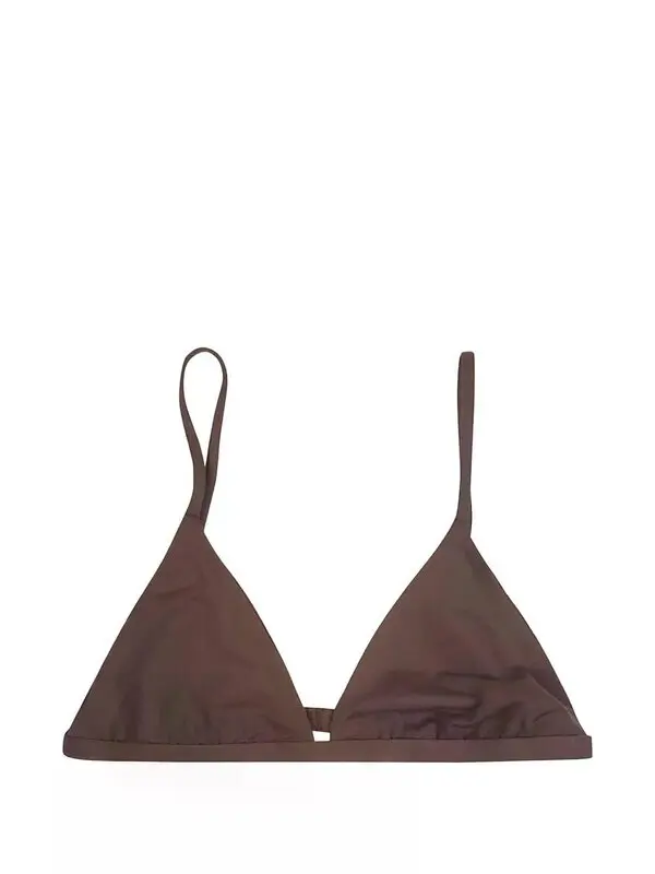 ANEMOS Triangle Bikini Top - Brown