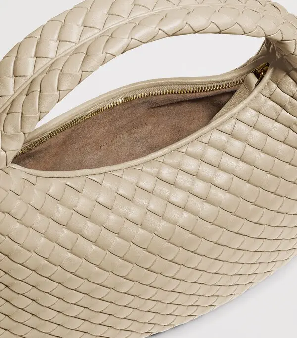 Bottega Veneta Small Leather Veneta Top-handle Bag