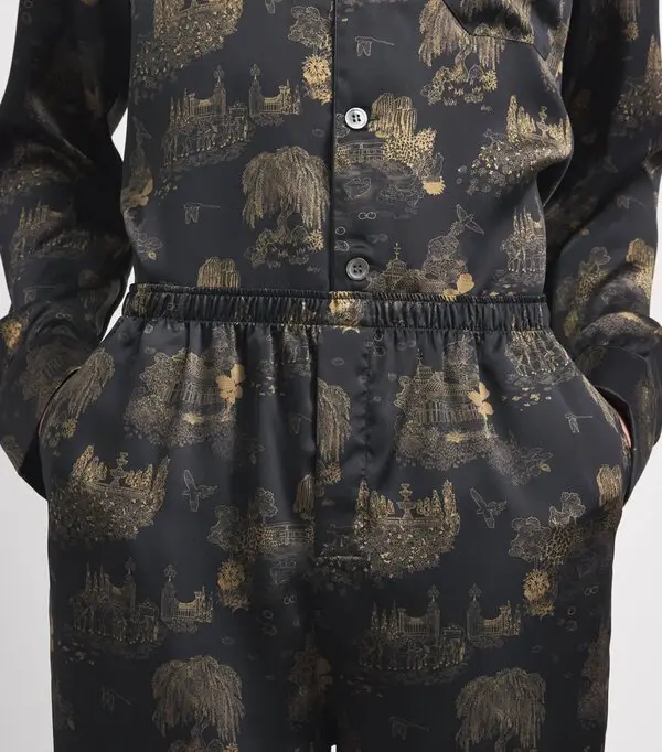 Derek Rose Silk Brindisi Pyjama Set