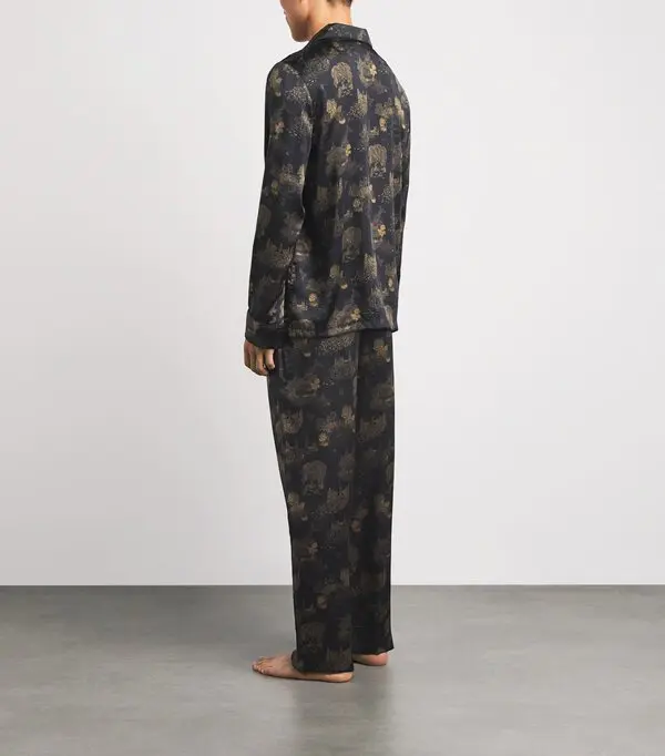 Derek Rose Silk Brindisi Pyjama Set
