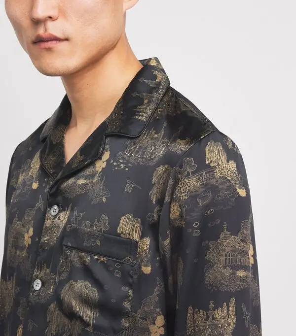 Derek Rose Silk Brindisi Pyjama Set