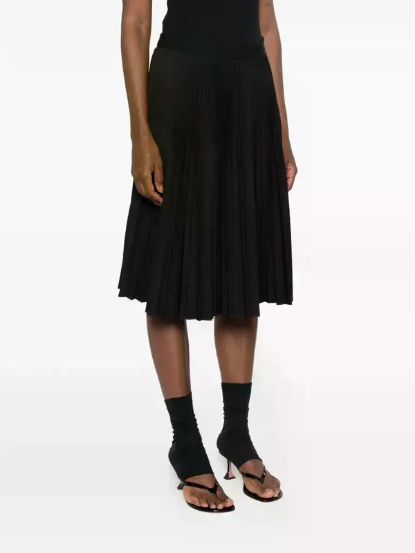 JULIE KEGELS Shirley Pleated Midi Skirt