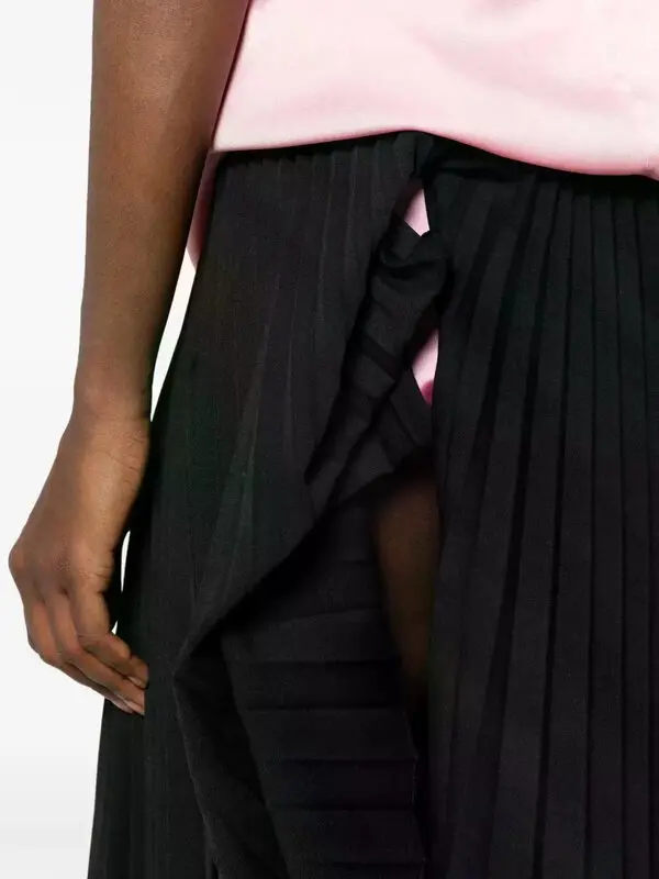 JULIE KEGELS Shirley Pleated Midi Skirt