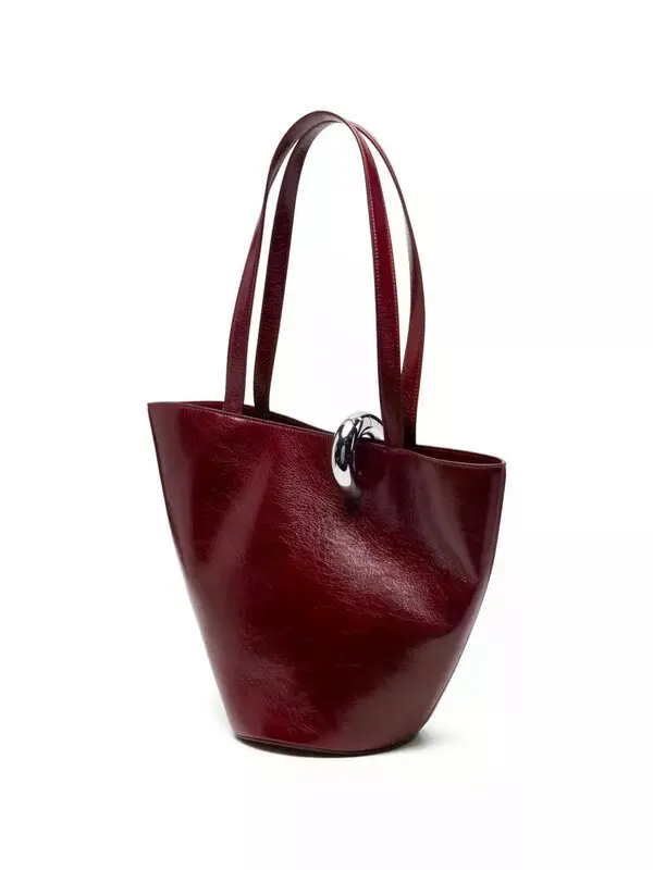 Jacquemus Le Bambola Moyen Leather Bucket Bag