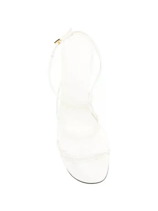 Khaite Beaded Loop Sandals