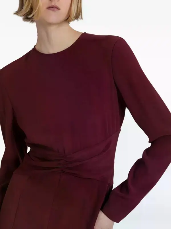 Alberta Ferretti Gathered Detail Midi Dress