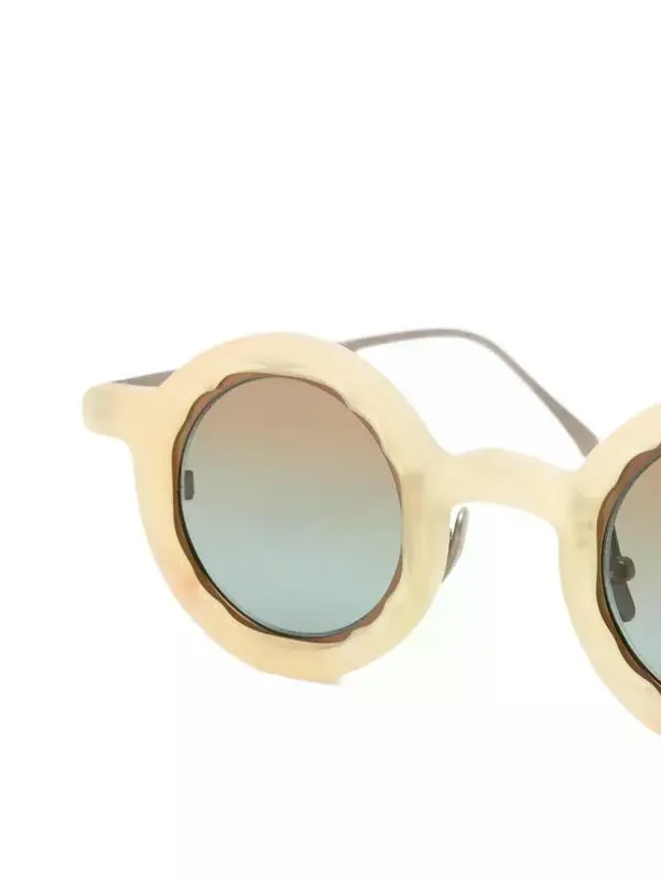 RIGARDS Cream Round Frame Sunglasses
