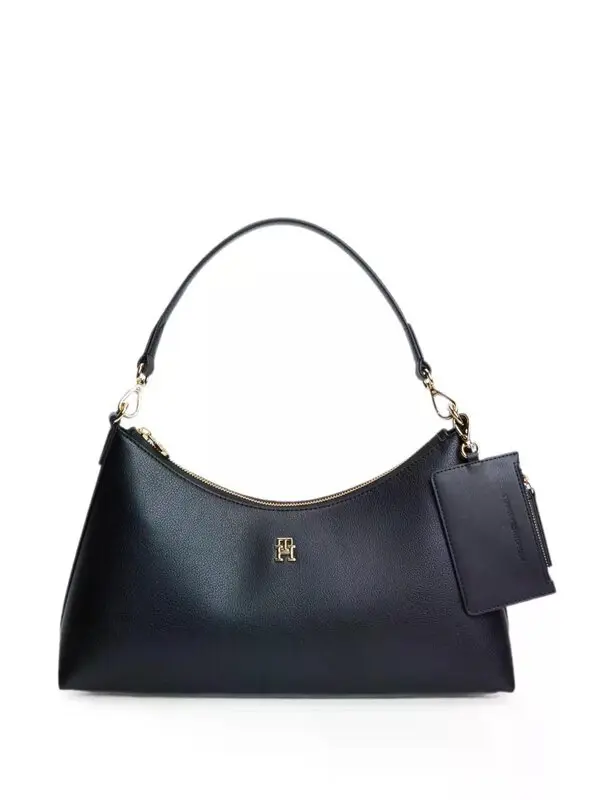 Tommy Hilfiger Logo-plaque Shoulder Bag - Black