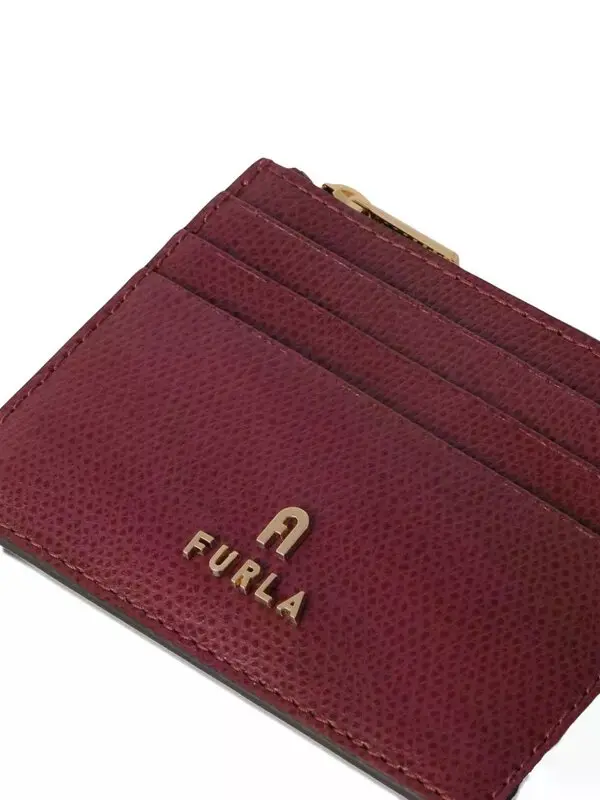 Furla Small Camelia Card Holder - Red