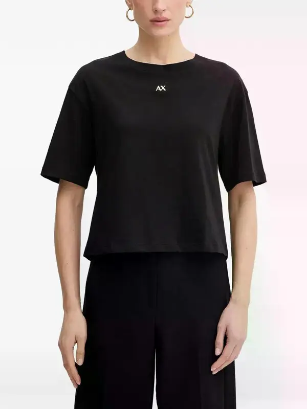 Armani Exchange Logo T-shirt - Black