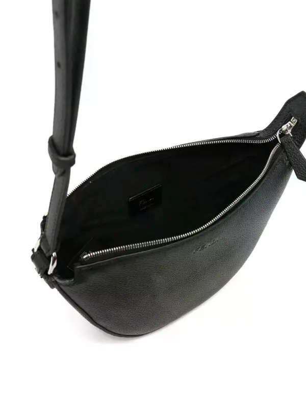 Fendi Mini Melon Half-moon Messenger Bag - Black