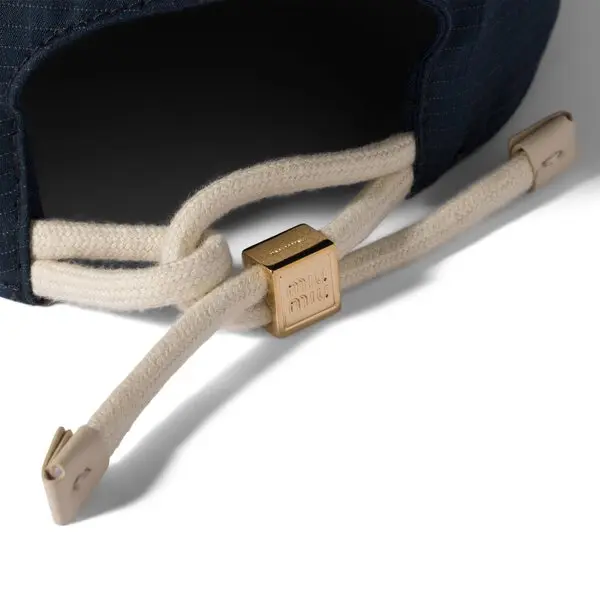 Miu Miu Cotton Baseball Cap