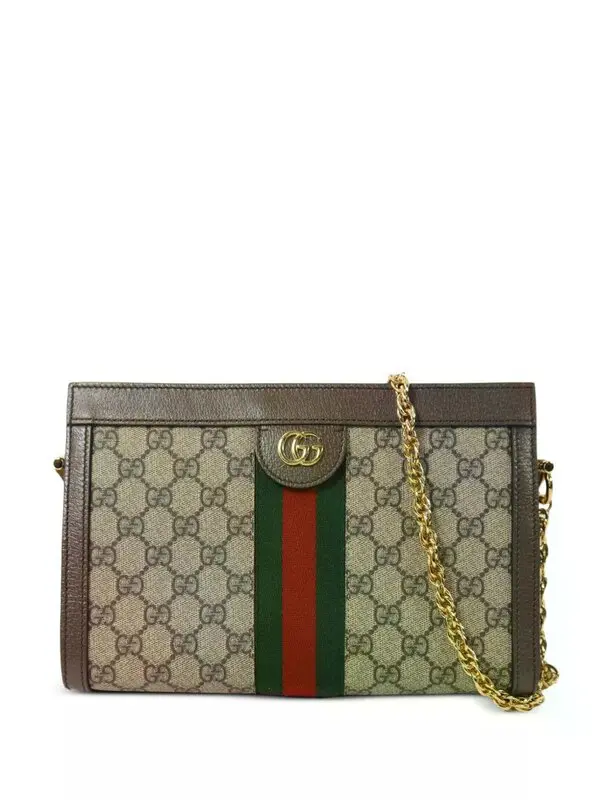 Gucci Ophidia Gg Supreme Canvas Crossbody Bag - Neutrals