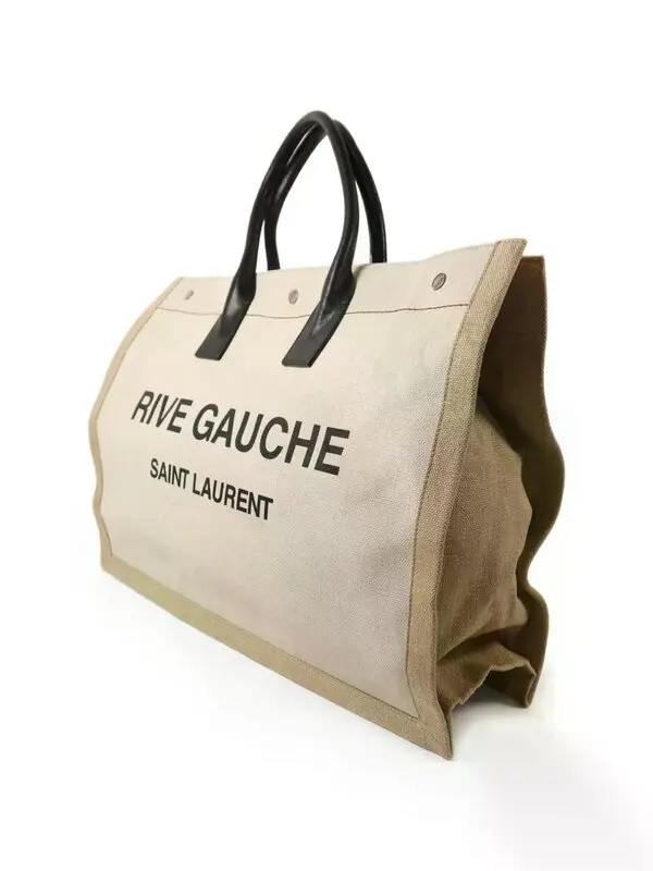 Saint Laurent Rive Gauche Tote Bag - Neutrals