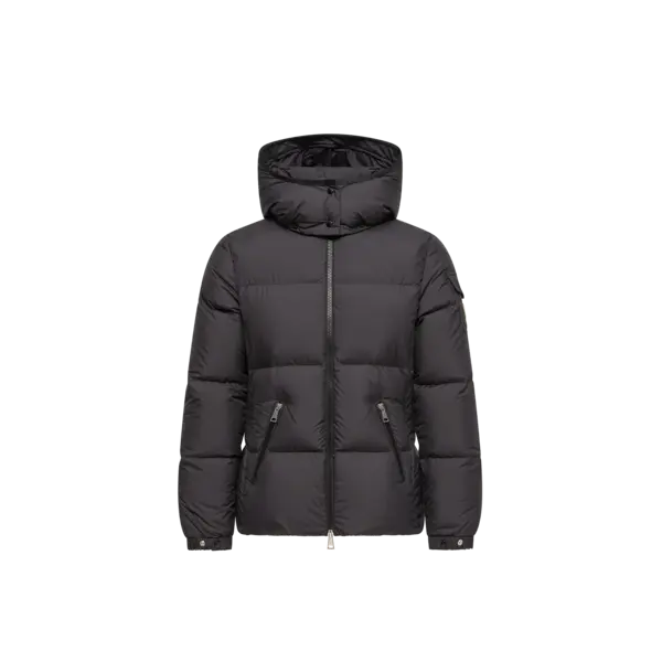 Moncler Fourmines Hooded Short Down Jacket - Black