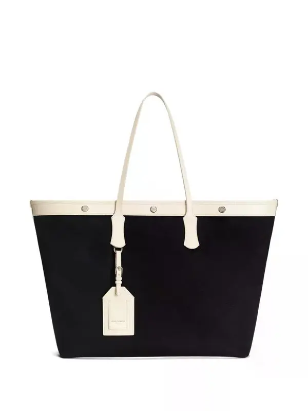 Dolce & Gabbana Atene Cotton Shopping Bag - Black