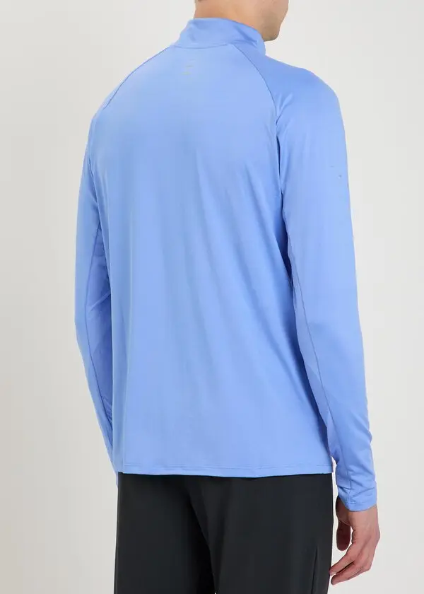 Nike Dri-fit Quarter-zip Stretch-jersey Running Top