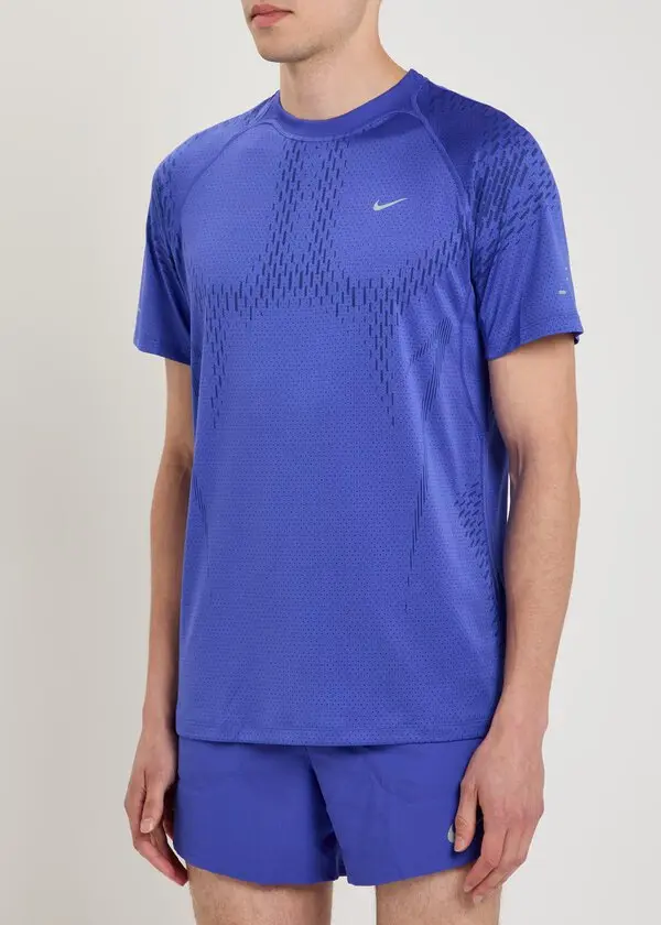 Nike Dri-fit Adv Perforated Jersey Running T-shirt