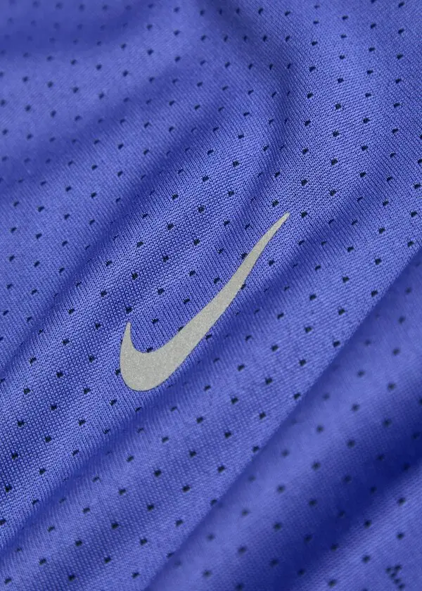 Nike Dri-fit Adv Perforated Jersey Running T-shirt