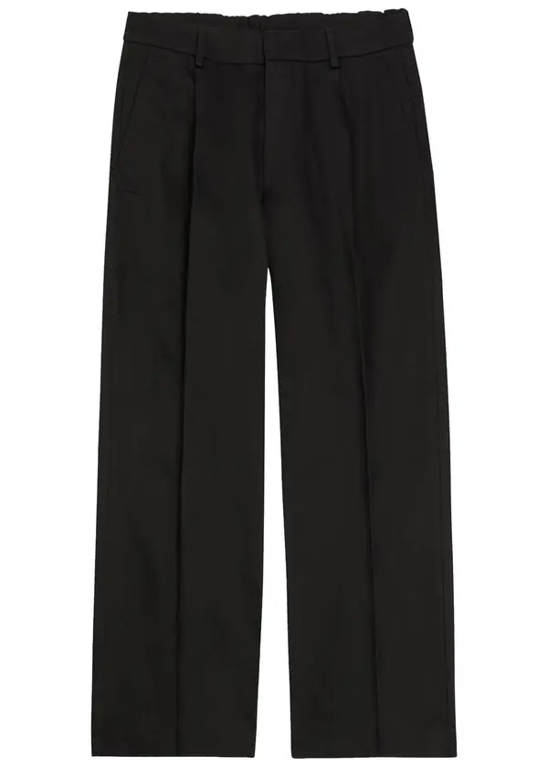 Nn07 Kay Stretch-cotton Trousers - Black