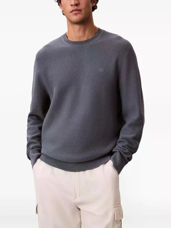 Calvin Klein Waffle Knit Crew Neck Sweater