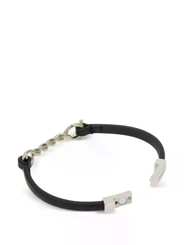 FERRAGAMO Gancini Leather Bracelet