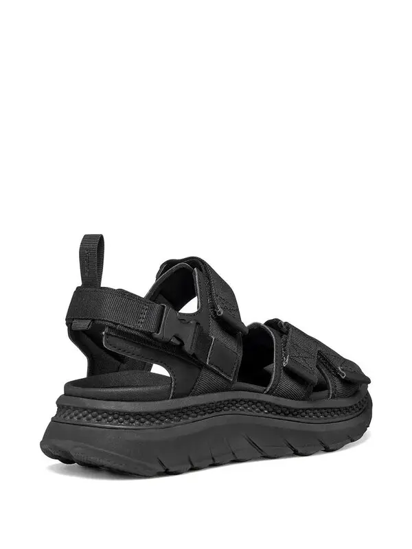 Geox Touch-strap Sandals With Side Buckle And Chunky Rubber Sole