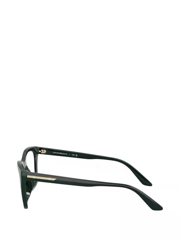 Emporio Armani Cat-eye Frame Eyeglasses With Tinted Lenses - Green