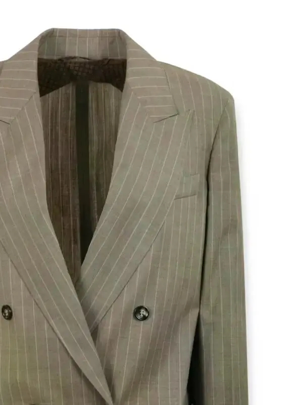 Max Mara Pinstripe Double-breasted Blazer
