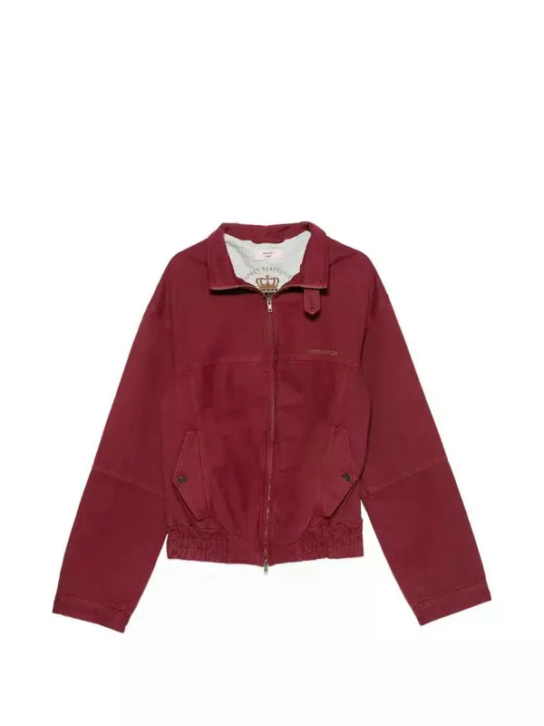 Martine Rose Logo-embroidered Harrington Jacket