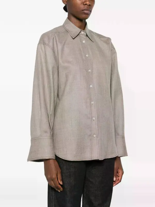 Brunello Cucinelli Monili-trim Button-fastening Shirt