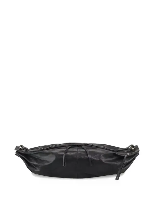 BONASTRE Leather Shoulder Bag - Black