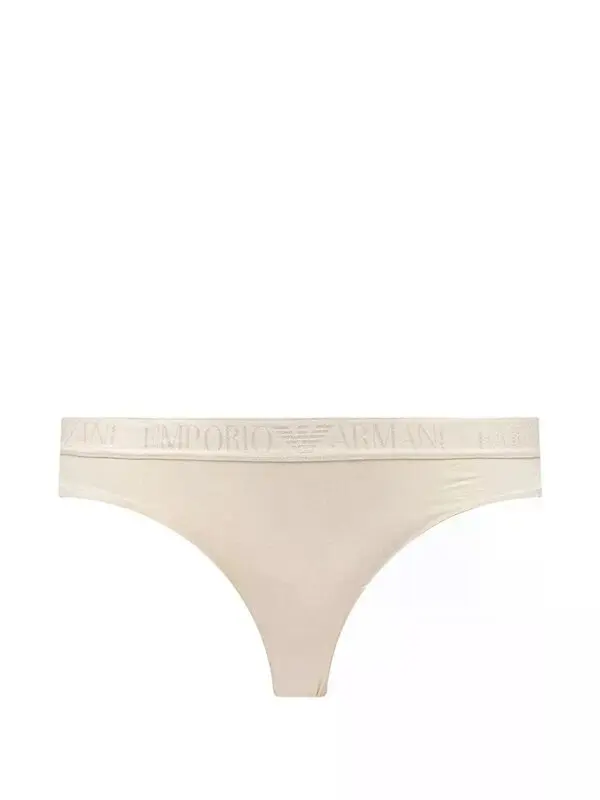 Armani Exchange Logo-waistband Thongs