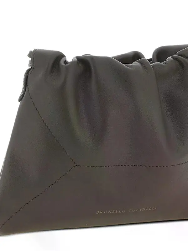 Brunello Cucinelli Monili Clutch Bag - Brown