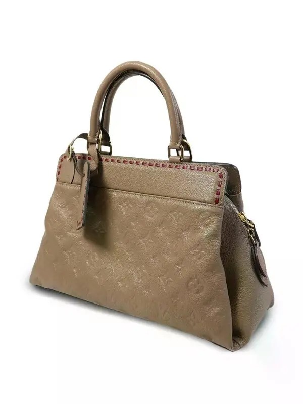 LOUIS VUITTON Vosges Leather Tote Bag - Neutrals