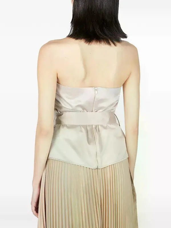 Rokh Halterneck Corset Top With Detachable Waist Belt