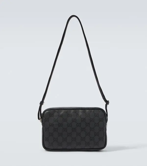 Gucci Essence Mini Gg Canvas Crossbody Bag - Black