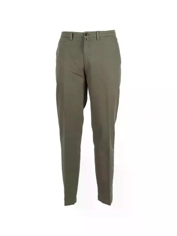 BRIGLIA 1949 Straight-leg Chino Trousers - Green